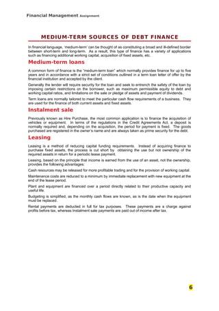 Sources of-finance | PDF | Business Accounting & Finance | Business