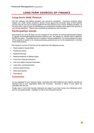 Sources of-finance | PDF