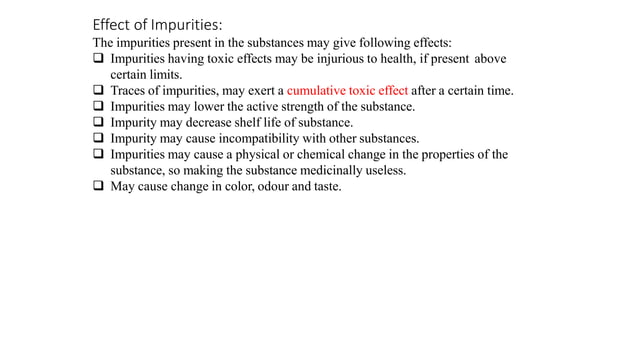 Sources-of-Impurities-. PPT | PDF