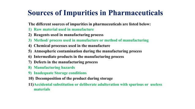 Sources-of-Impurities-. PPT | PDF