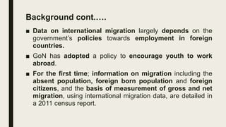 Sources of-migration-data-with reference to census 2011 | PPT
