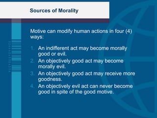 sources-of-morality.ppt in the subject of ethics | PPT