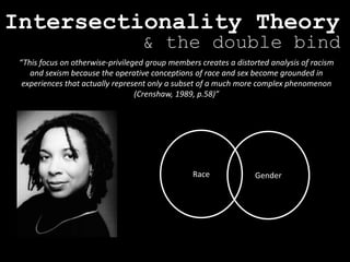 Revisiting the Double Bind: Ensuring the Development and Advancement of ...