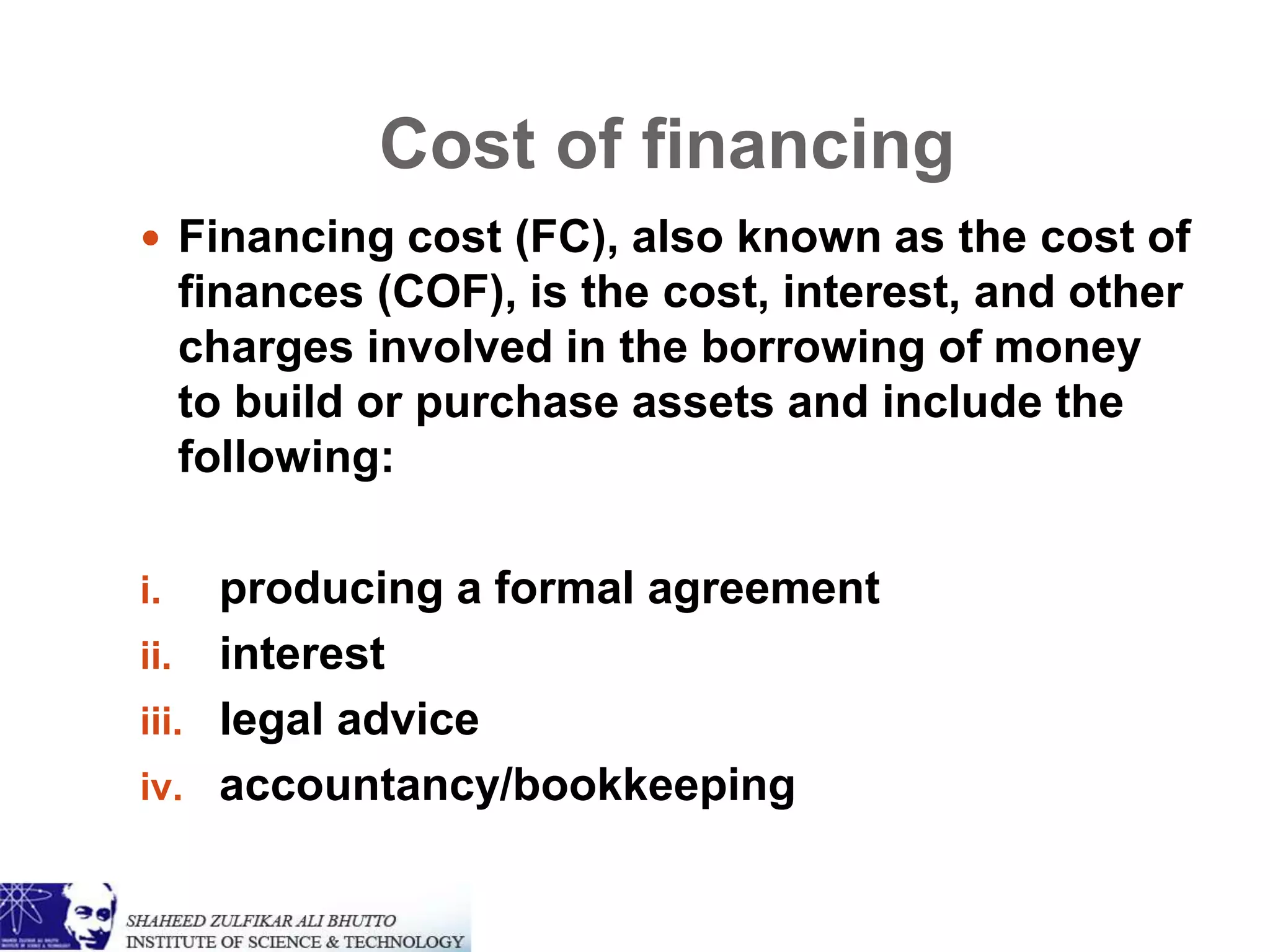 Sources and cost of finance | PPTX