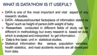 Sources and presentation of data vijay(1) | PPTX