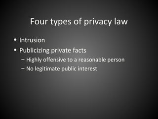 Anonymous sources and privacy | PPT