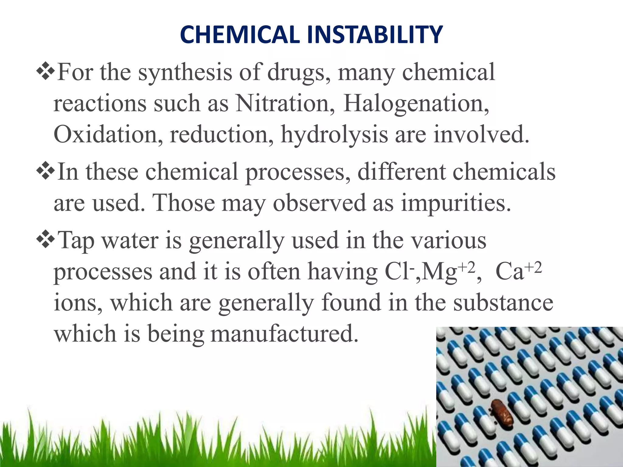 Sources and types of impurities | PPTX