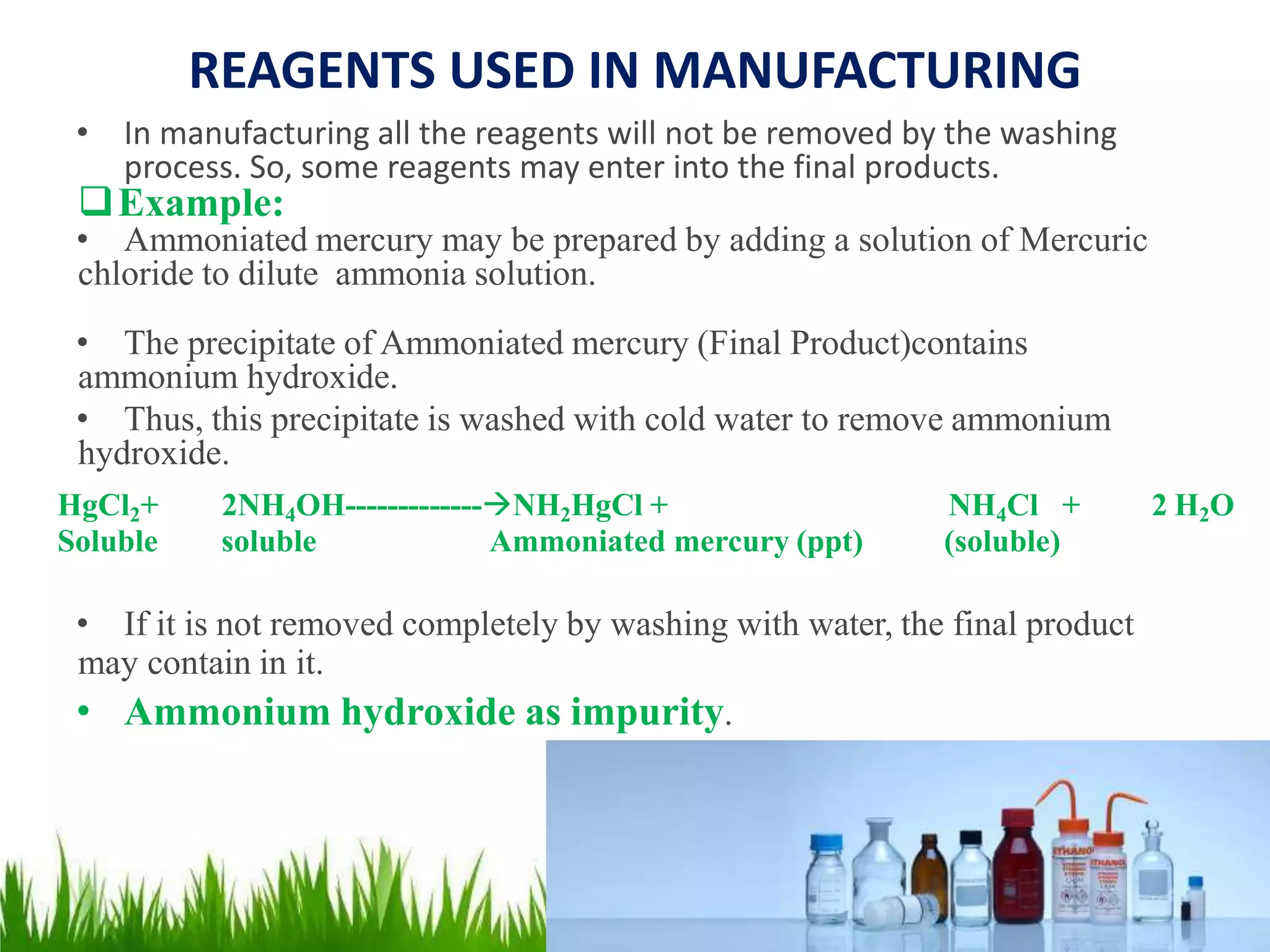 Sources and types of impurities | PPTX