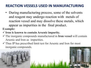 Sources and types of impurities | PPTX