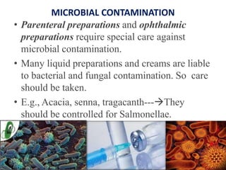 Sources and types of impurities | PPTX