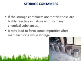 Sources and types of impurities | PPTX