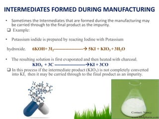 Sources and types of impurities | PPTX