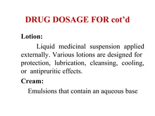 Sources & dosage forms of drugs | PPT
