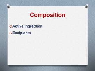 Sources & Dosage formulation.pptx | Pharmaceutical Drugs | Medical Health