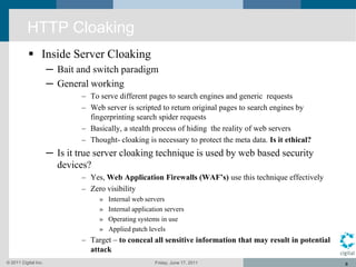 Art of InfoJacking, Source Conference Seattle, 2011 | PPT