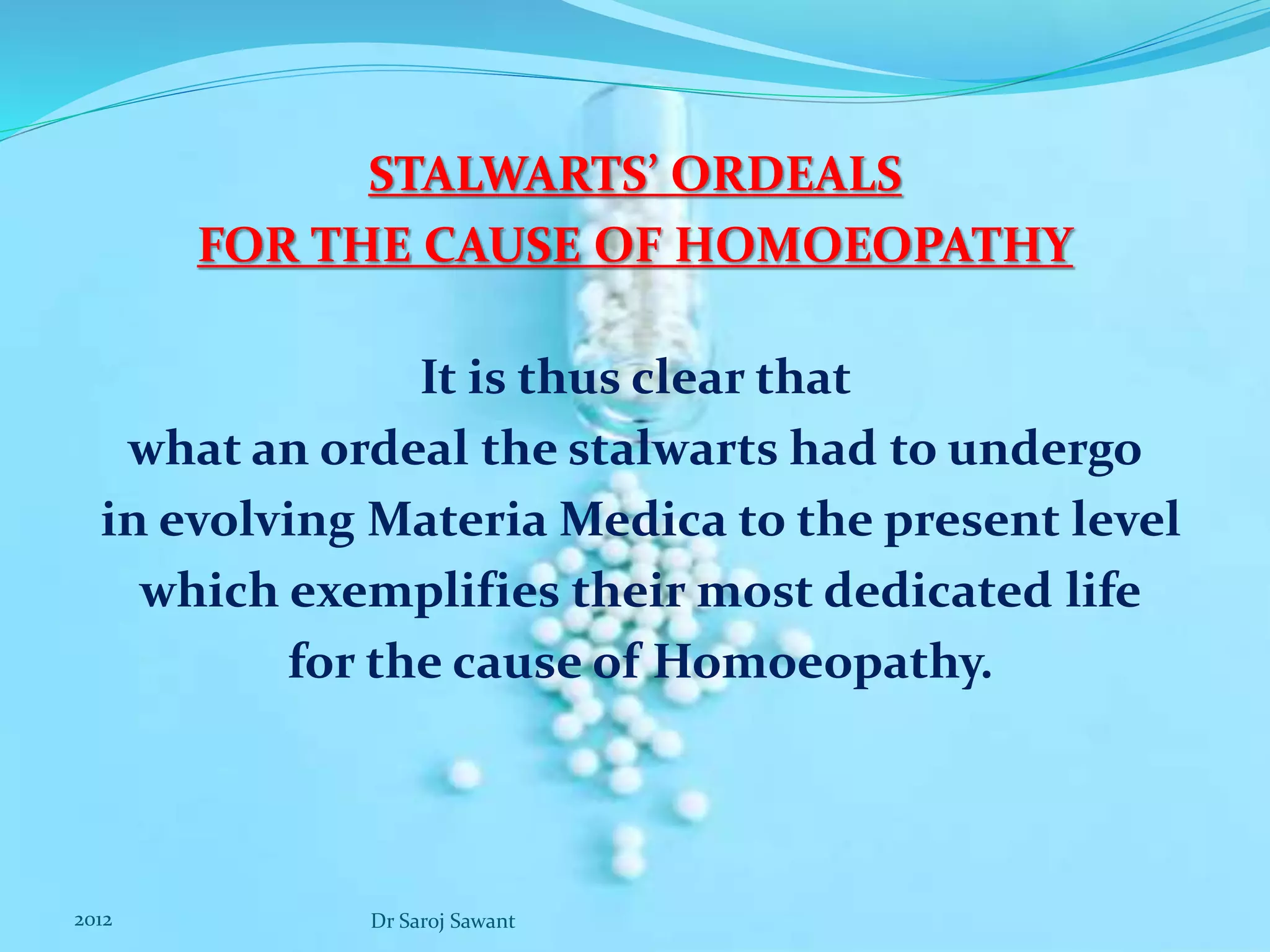 Sources & evolution of homoeopathic materia medica | PPTX