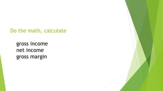 Sources for gross margin | PPT
