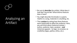 Sources for rhetorical analysis | PDF