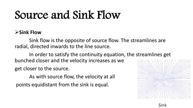 Source & sink flow | PPTX | Physics | Science