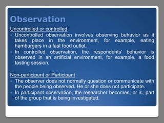 Sources & methods of data collection | PPTX