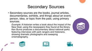 Primary vs. Secondary Sources | PPTX
