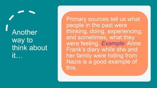 Primary vs. Secondary Sources | PPTX