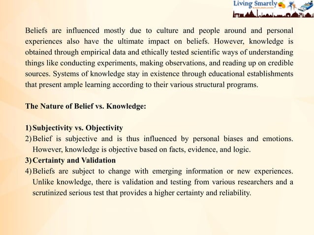 Sources Of Beliefs & Acquisition Of Knowledge.pptx