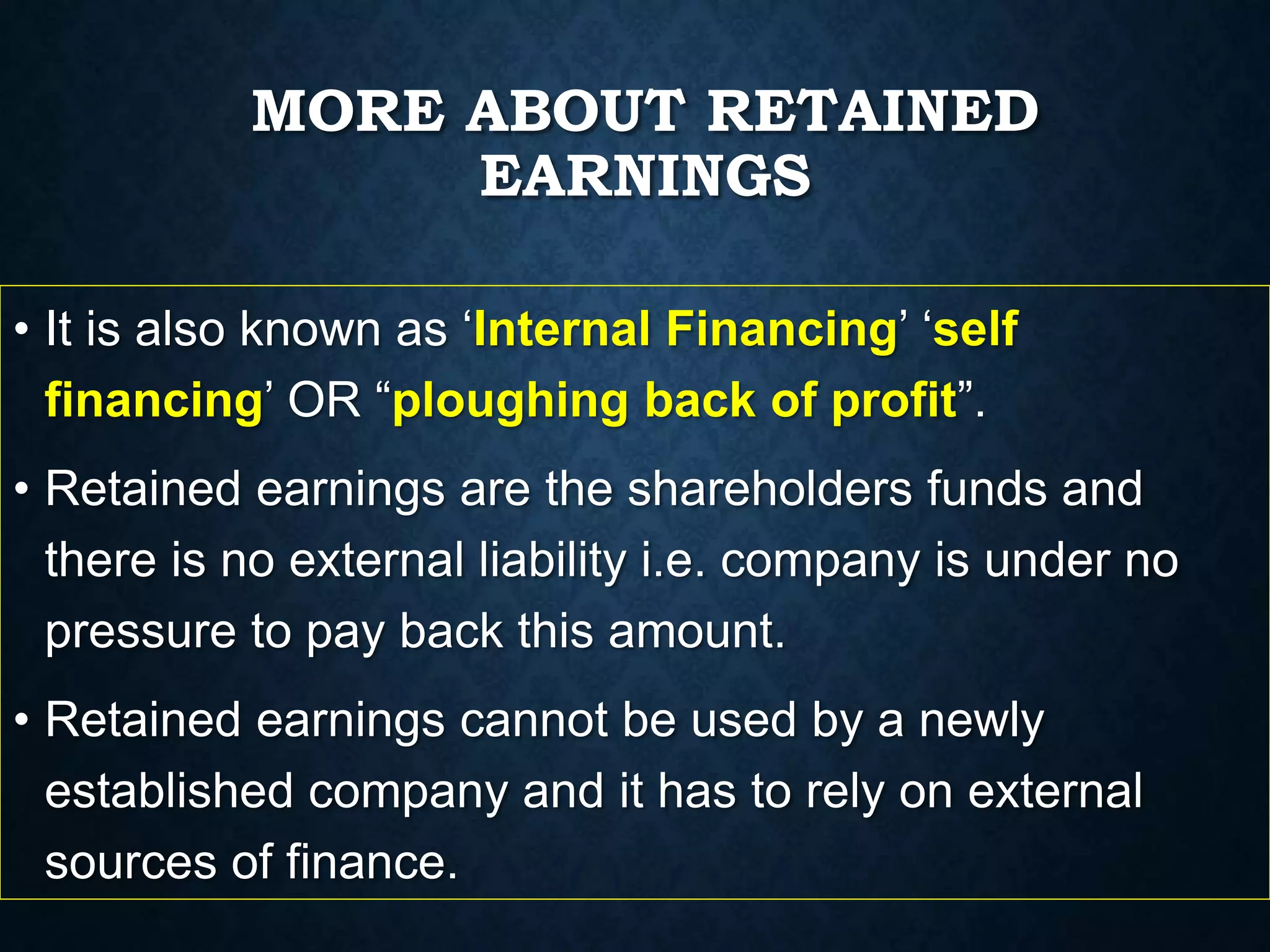 Sources of business finance | PPTX