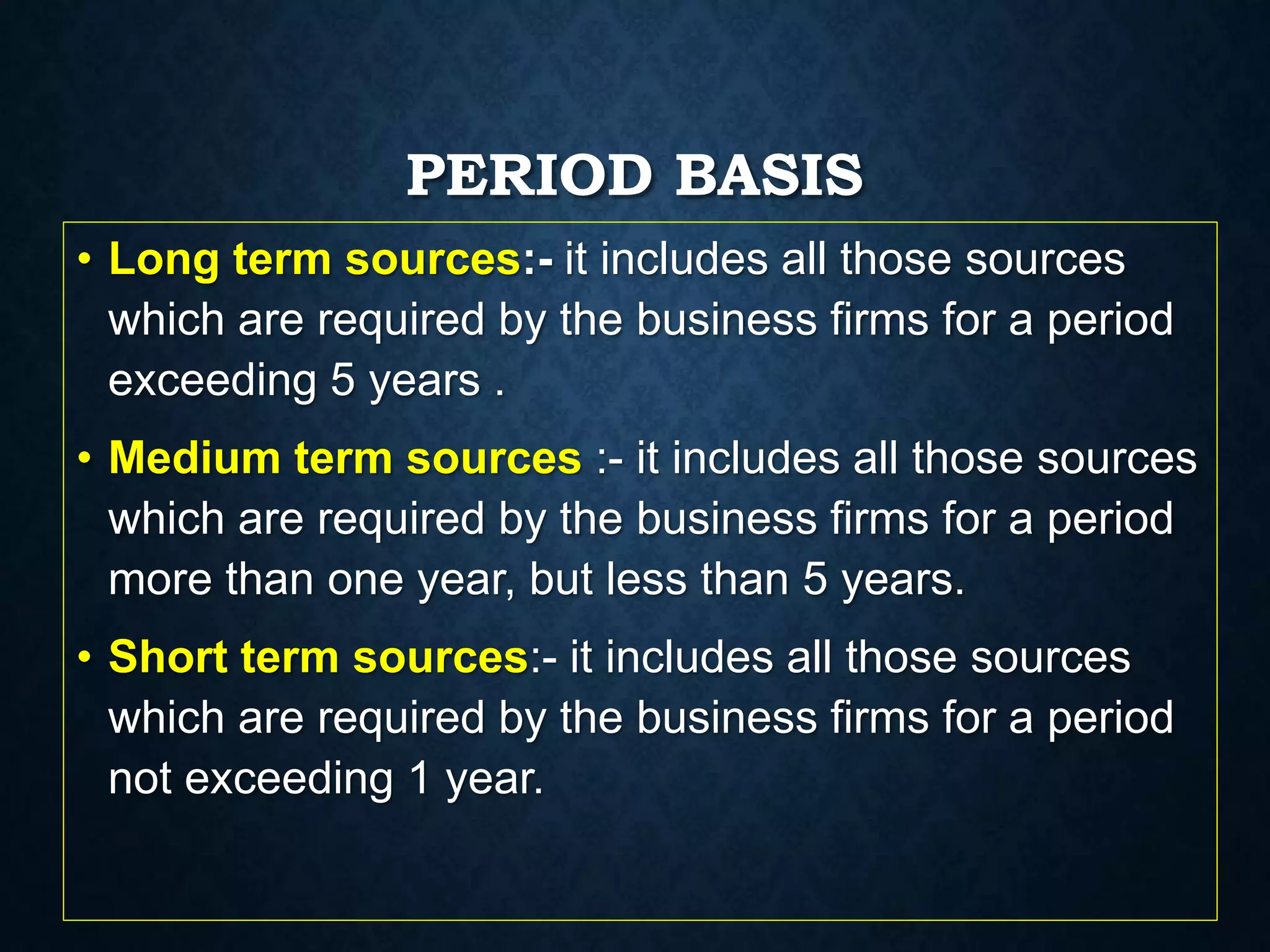 Sources of business finance | PPTX