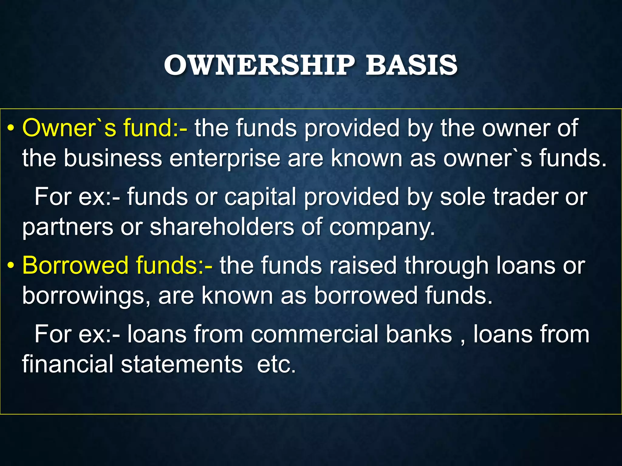 Sources of business finance | PPTX