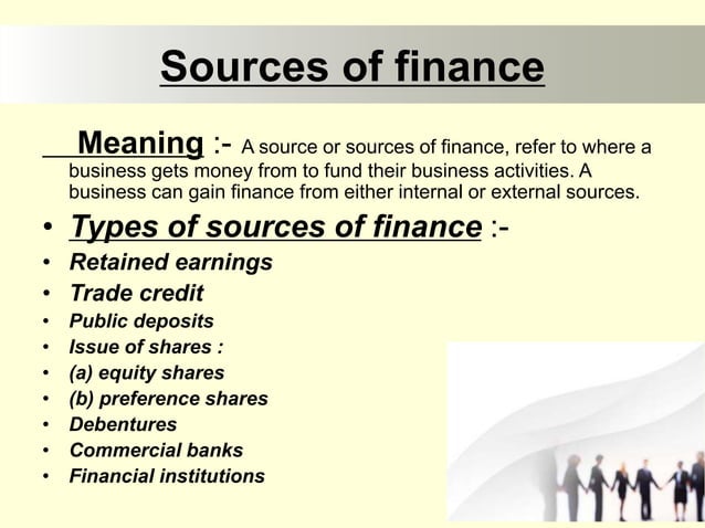 sources of business finance.ppt