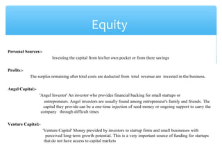Sources of capital | PPT