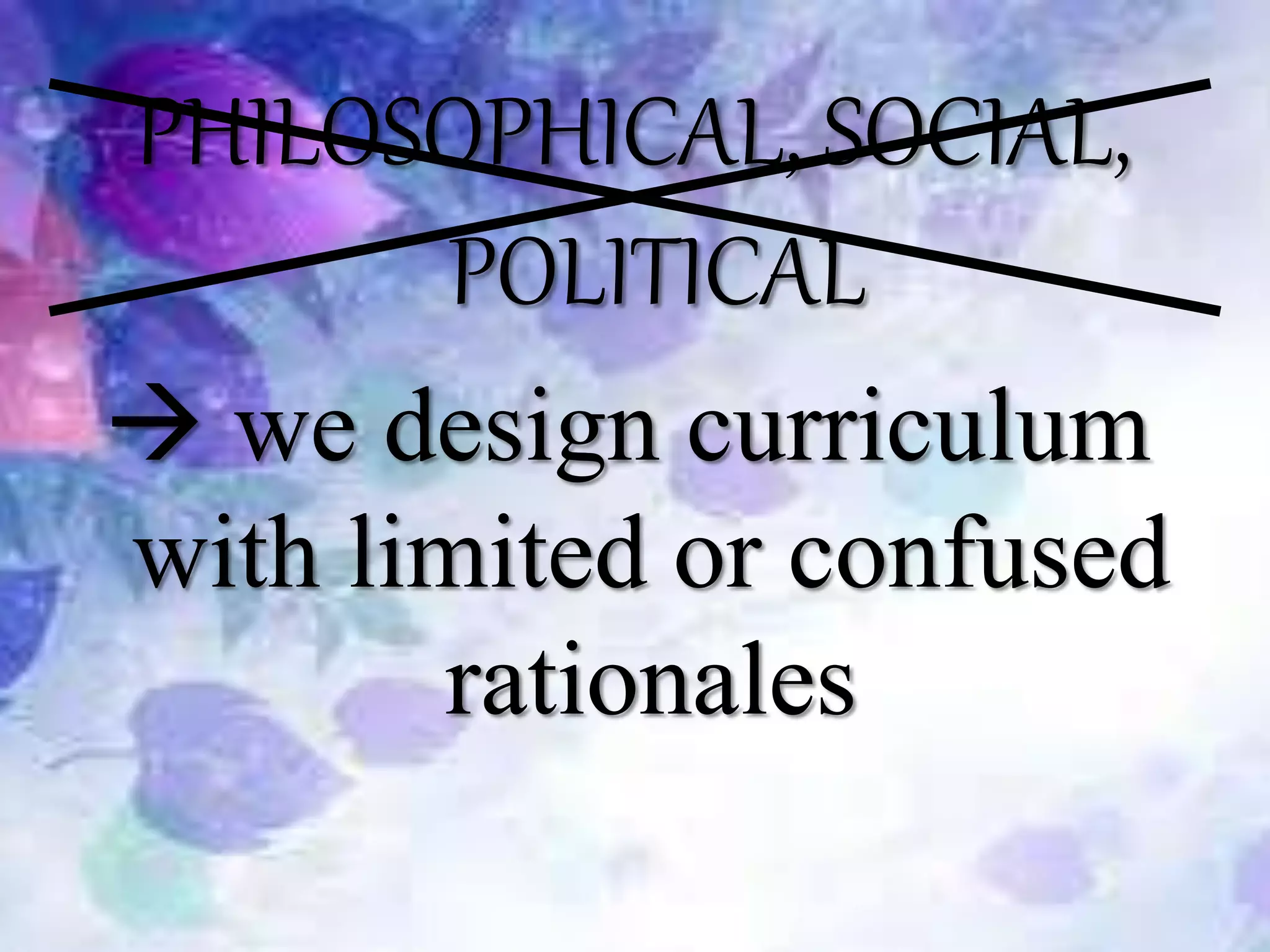 Sources of Curriculum Design | PPTX