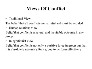 Sources of conflict, conflict resolution and impact on Project ...