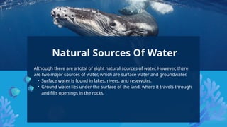 SOURCES OF CONTAMINATION IN NATURAL WATERS.pptx