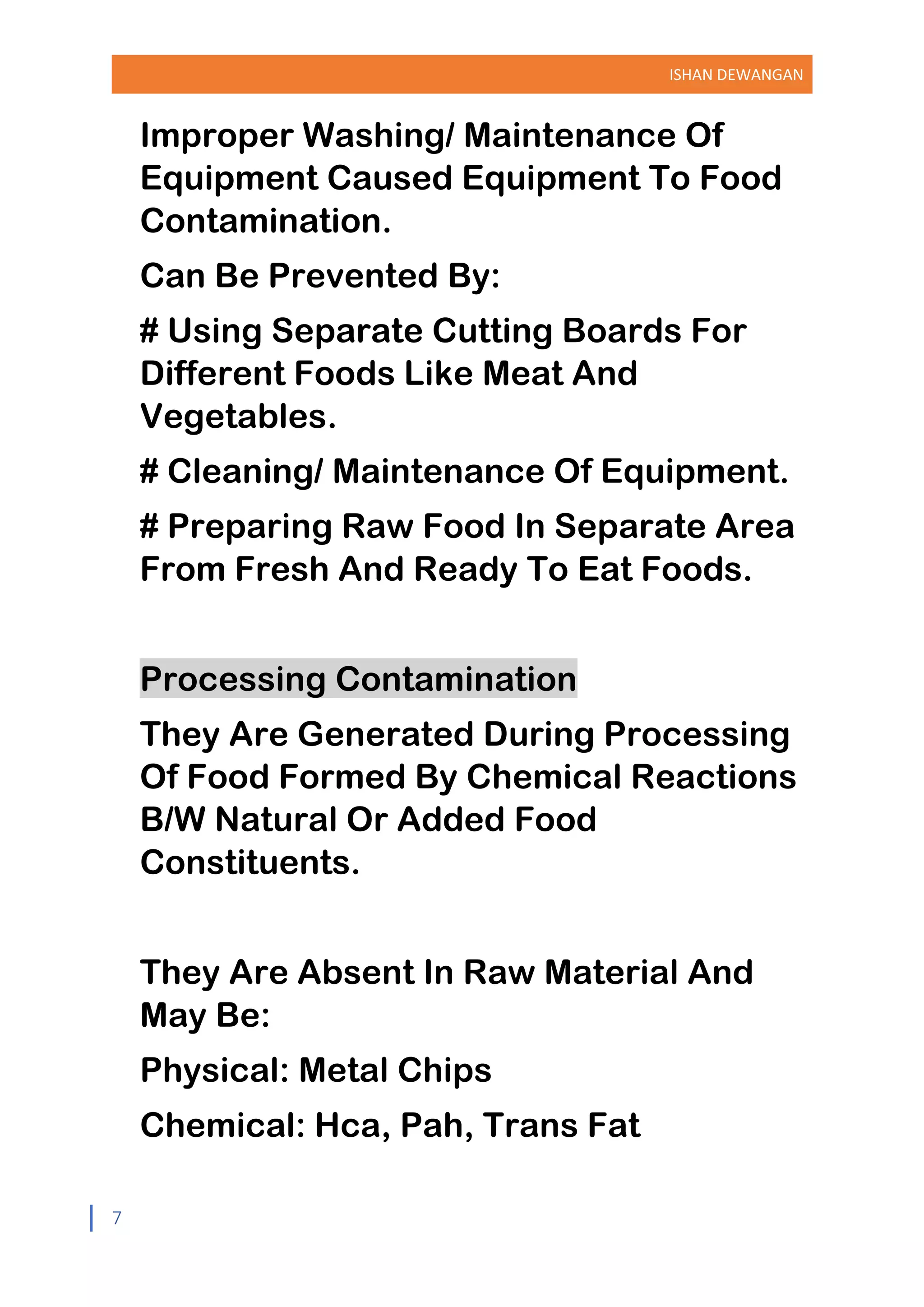 Sources Of Contamination And Their Control | PDF