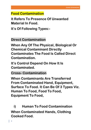 Sources Of Contamination And Their Control | PDF