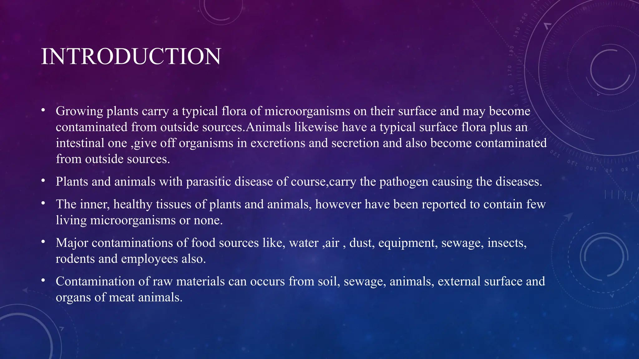 sources of contamination of food.ppt, slideshare | PPTX