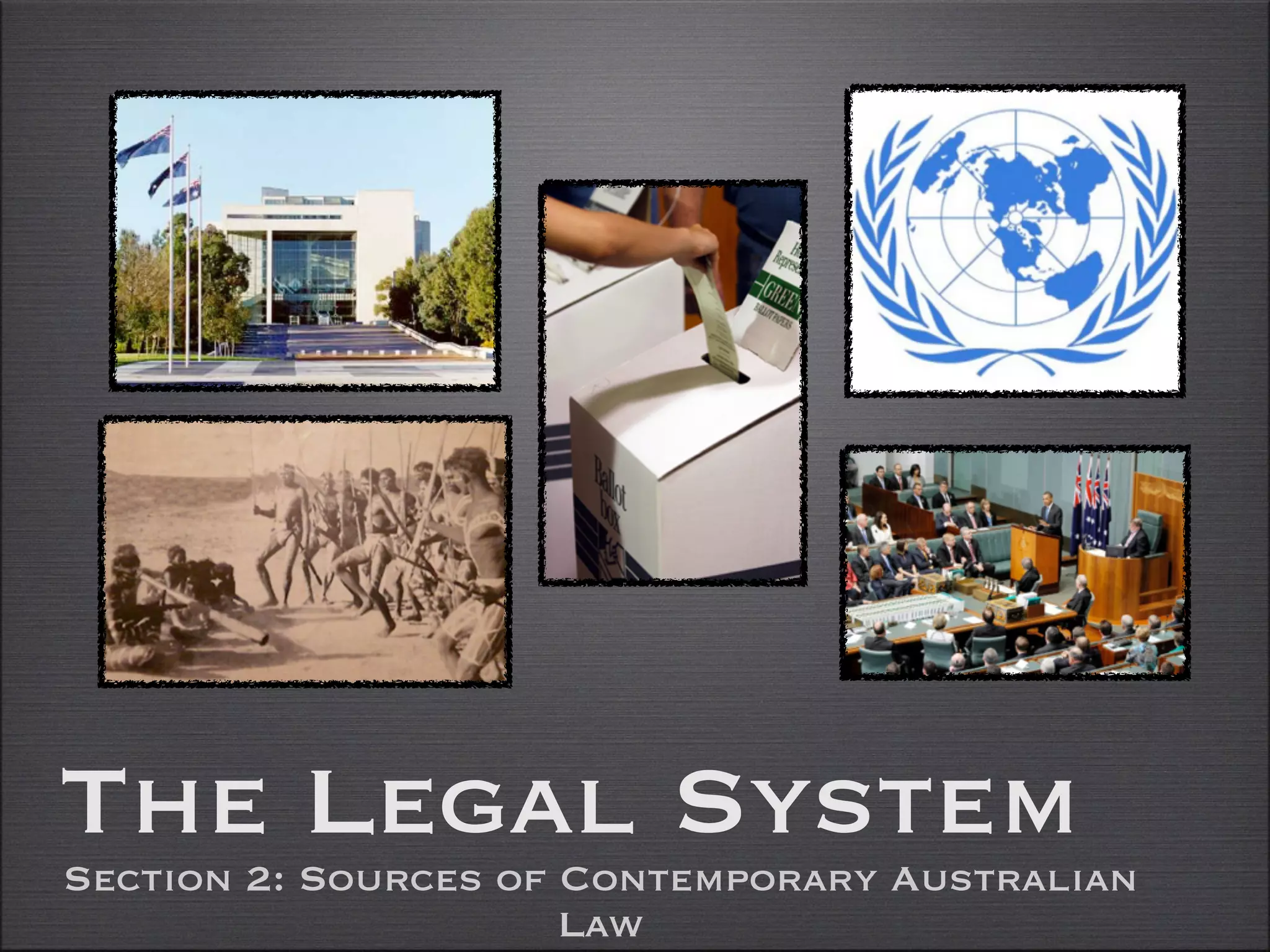 Sources of Contemporary Australian Law | PDF