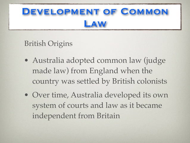 Sources of Contemporary Australian Law | PDF | Law