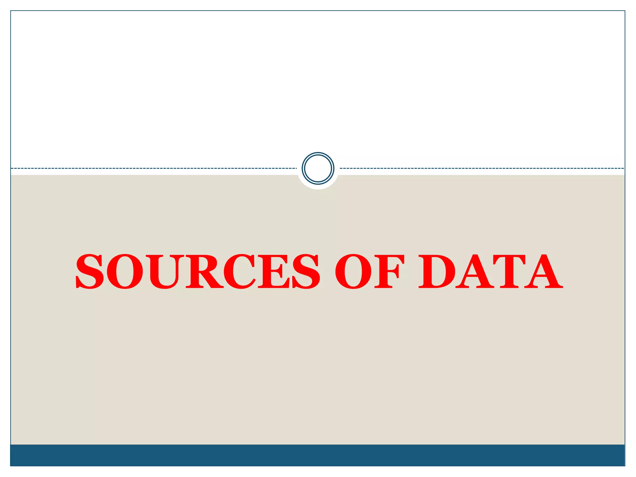 Sources of Data | PPTX