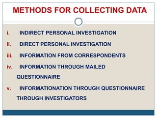 Sources of Data | PPTX