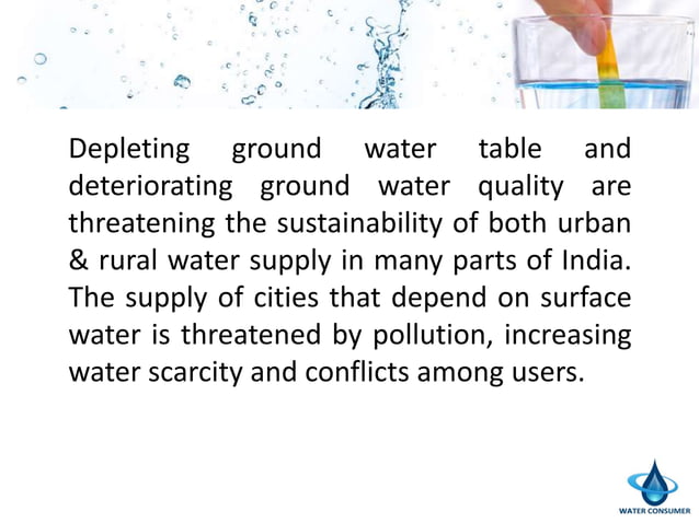 Sources of Water in India | PPTX
