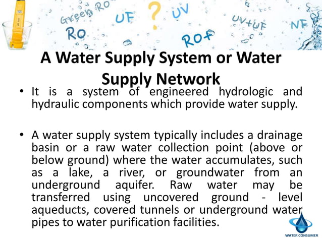 Sources of Water in India | PPTX