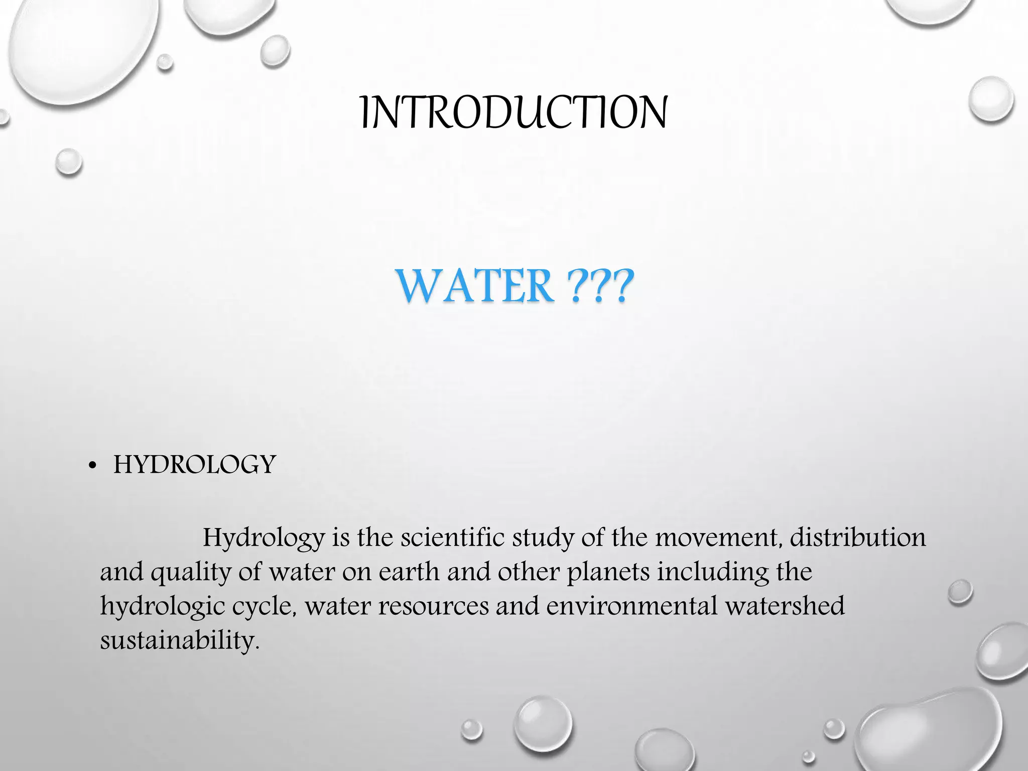 Sources of drinking water on earth. | PPTX