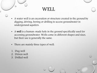 Sources of drinking water on earth. | PPTX