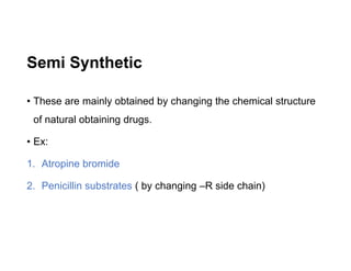 Sources of drug for Undergraduate MBBS students | PDF
