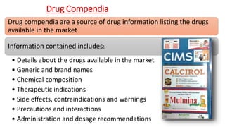 Sources of drug information | PPTX