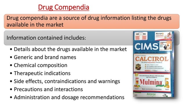 Sources of drug information | PPTX