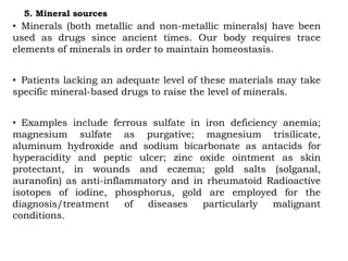Sources of drugs | PPTX